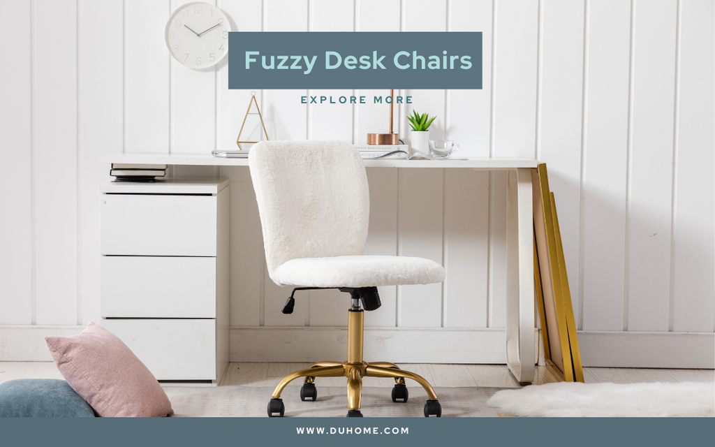 How to Find A Comfortable Fuzzy Desk Chair – Duhome Furniture