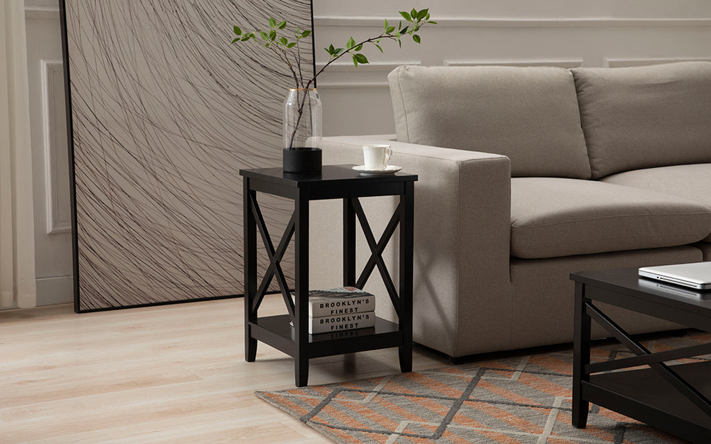 Black Wooden End Table Stands for Your Living Room – Duhome Furniture