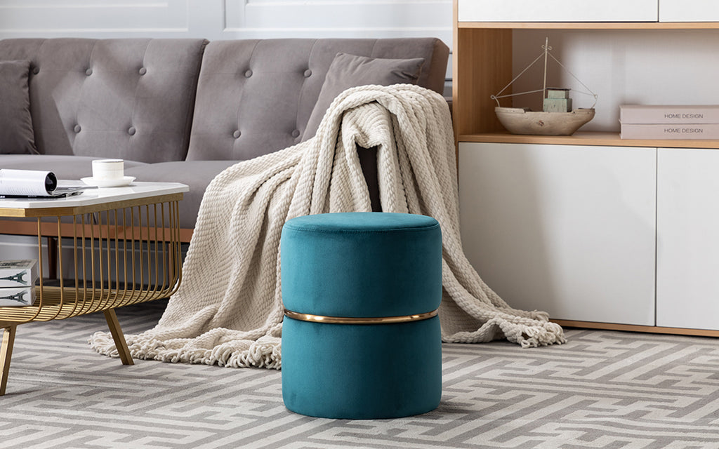 How Do I Choose an Ottoman Shape, Rectangle or Round? – Duhome Furniture