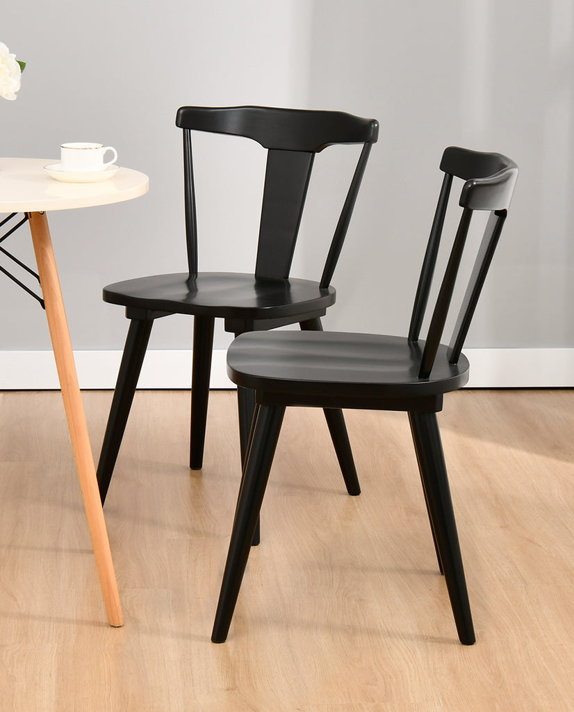 Lake George Barrel Splat Back Dining Chairs Set of 2 - DUHOME – Duhome ...