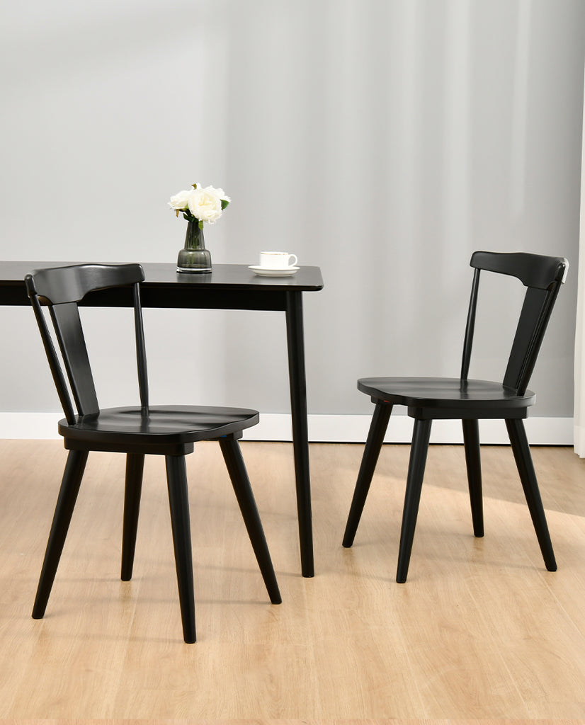 Lake George Barrel Splat Back Dining Chairs Set of 2 - DUHOME – Duhome ...