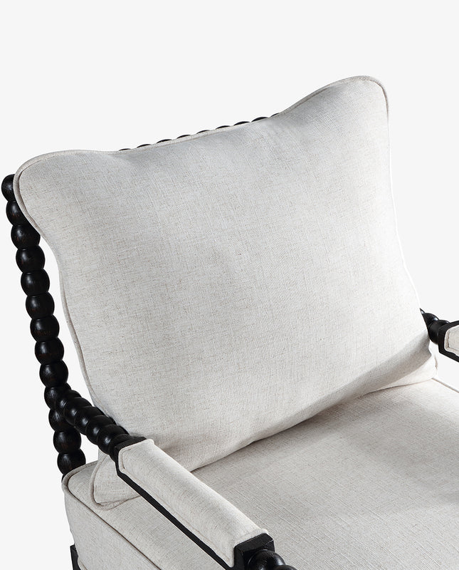 Pinedale Spindle Spool Chenille Armchair - DUHOME – Duhome Furniture