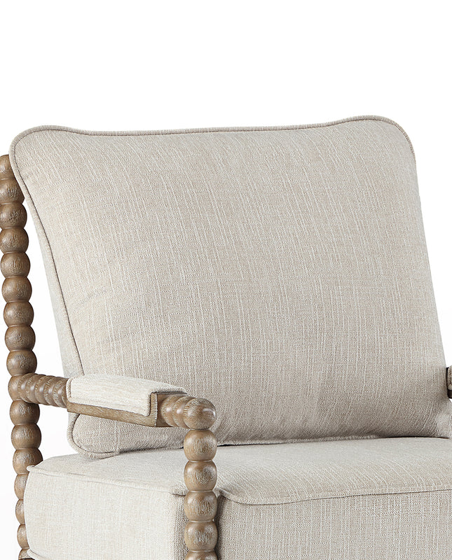 Pinedale Spindle Spool Chenille Armchair - DUHOME – Duhome Furniture