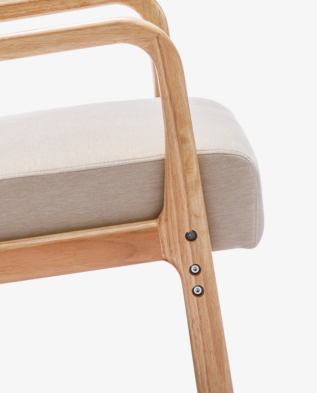 Cape Cod Fabric Wood Lounge Accent Chair – Duhome Furniture