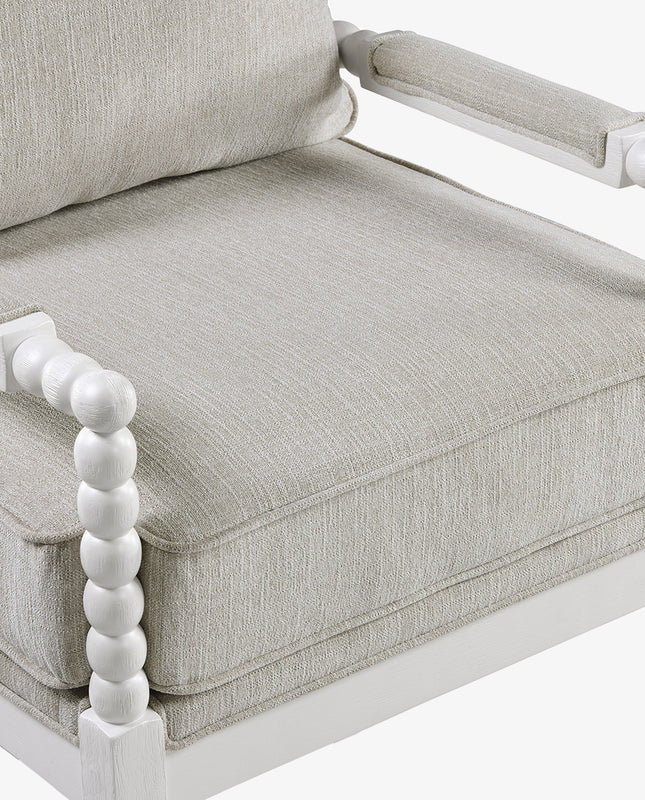 Pinedale Spindle Spool Chenille Armchair - DUHOME – Duhome Furniture