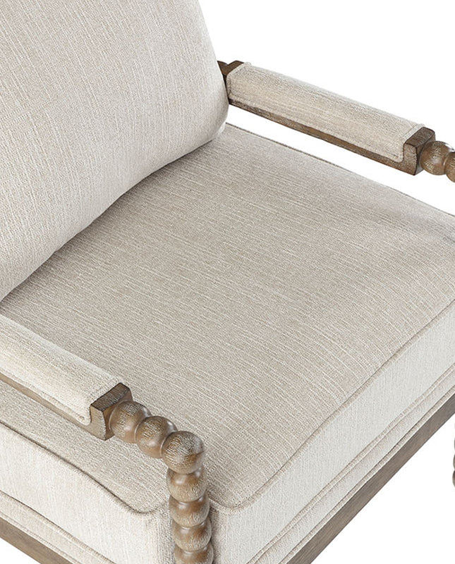 Pinedale Spindle Spool Chenille Armchair - DUHOME – Duhome Furniture