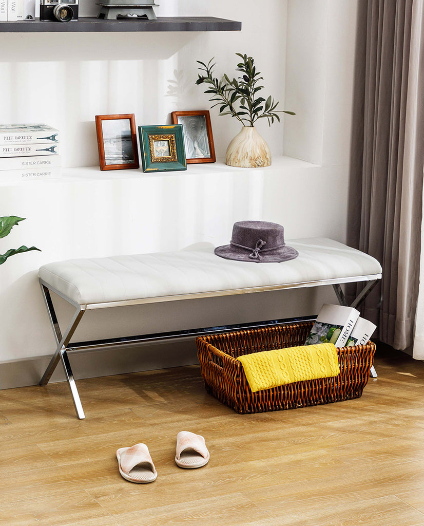 Naples Channel Tufted Dining Bench - DUHOME – Duhome Furniture