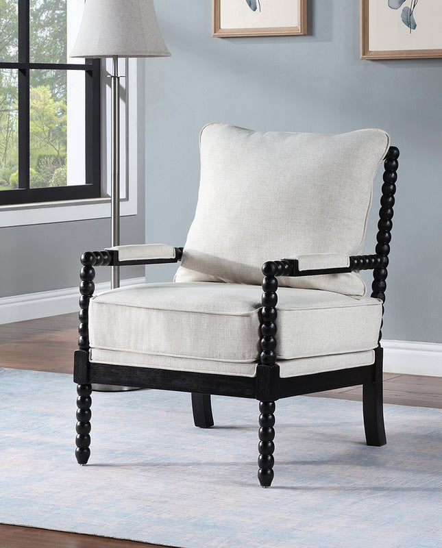 Pinedale Spindle Spool Chenille Armchair - DUHOME – Duhome Furniture