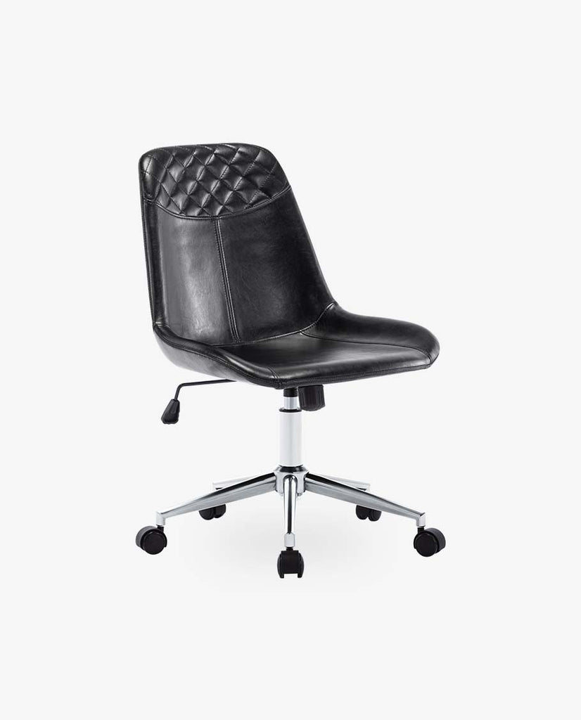 Bozeman Swivel Adjustable Faux Leather Desk Chair - DUHOME – Duhome ...