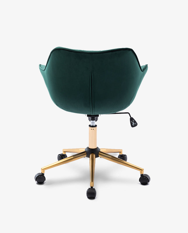 Boston Armrest Adjustable Swivel Velvet Office Chair - DUHOME – Duhome ...